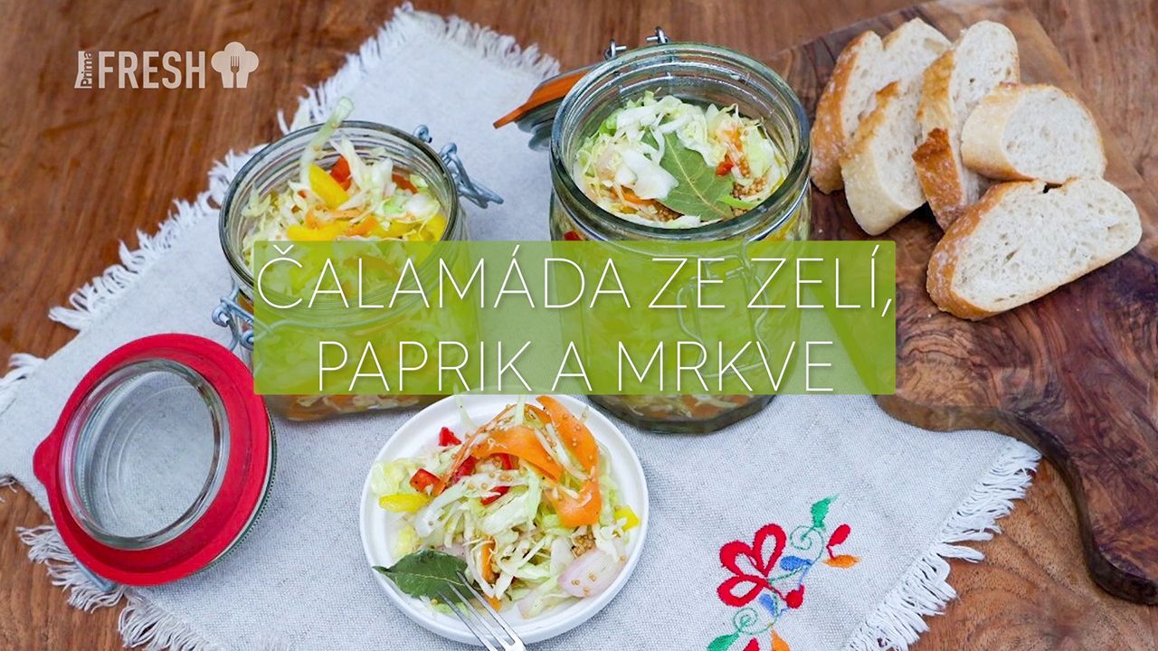 Čalamáda ze zelí, paprik a mrkve recept | Stream