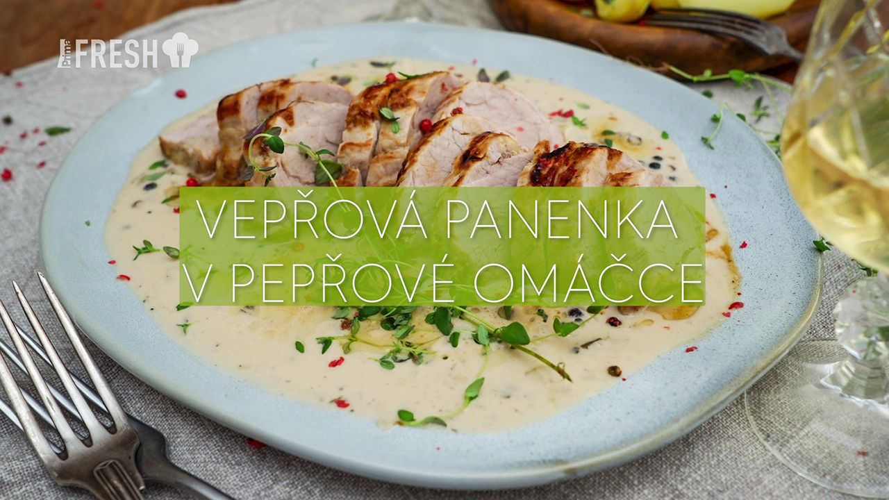 Vepřová panenka s pepřovou omáčkou recept | Stream