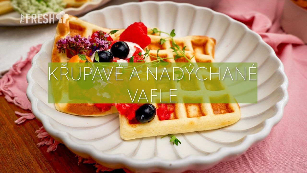 Perfektní recept na křupavé a nadýchané vafle | Stream